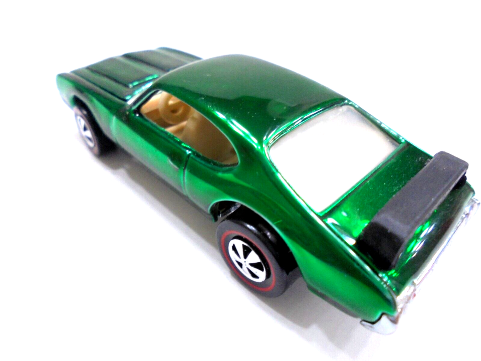Hot Wheels Olds 442 Redline Spectraflame GREEN Open-Hood CUSTOM REPLICA ...