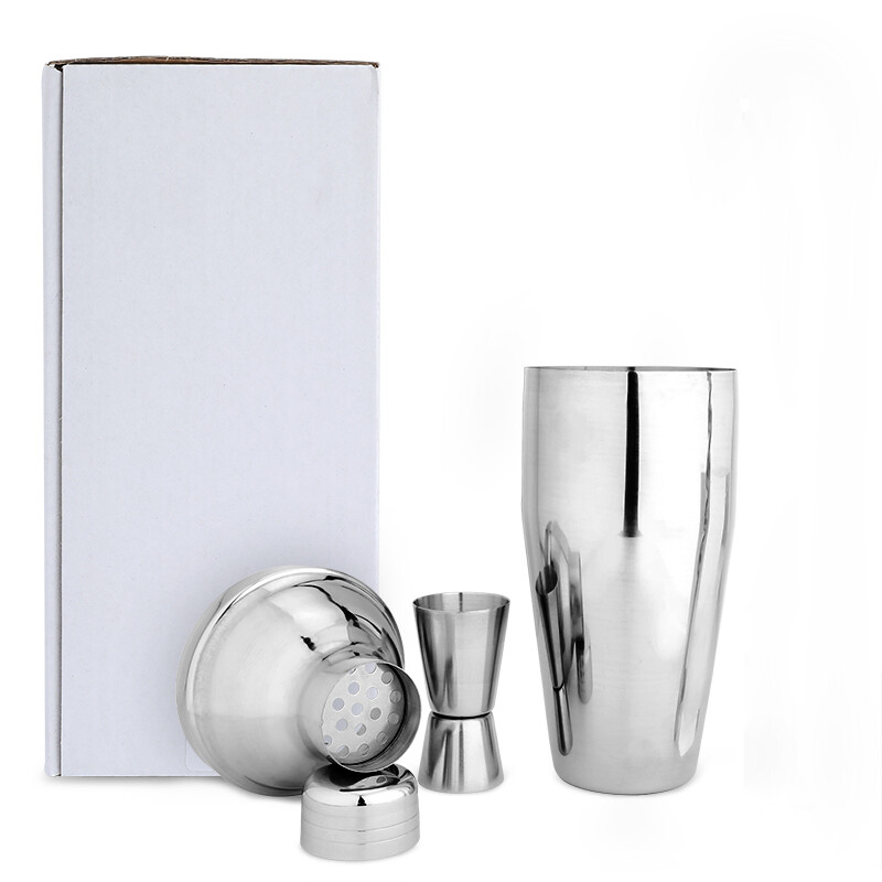 Cocktail Maker Set Shaker Mixer Stainless Steel Bartender Kit Bar Drink ...