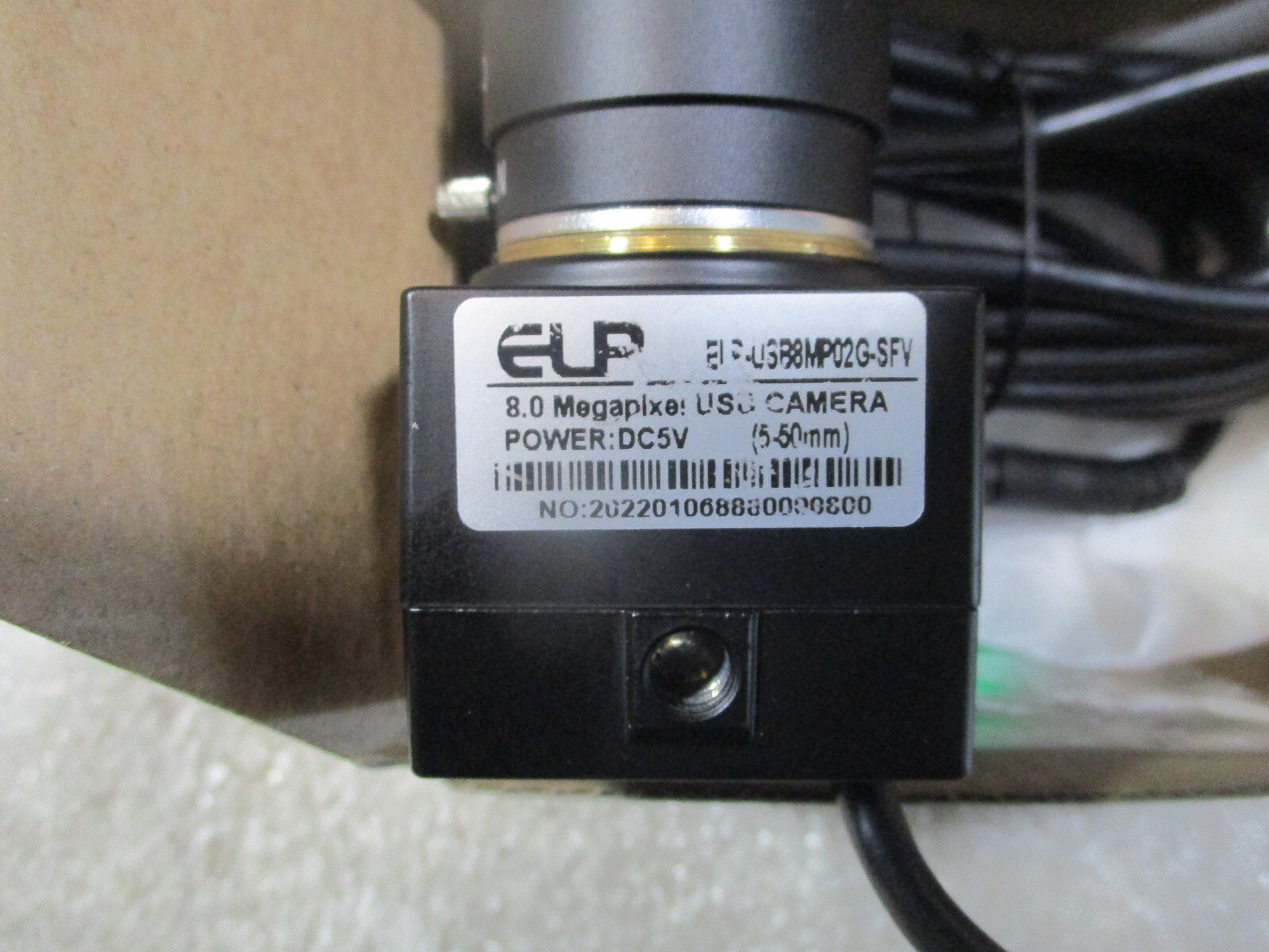 ELP 8.0 Megapixel USB CAMERA (5-50mm) ELP-USB8MP02G-SFV ...