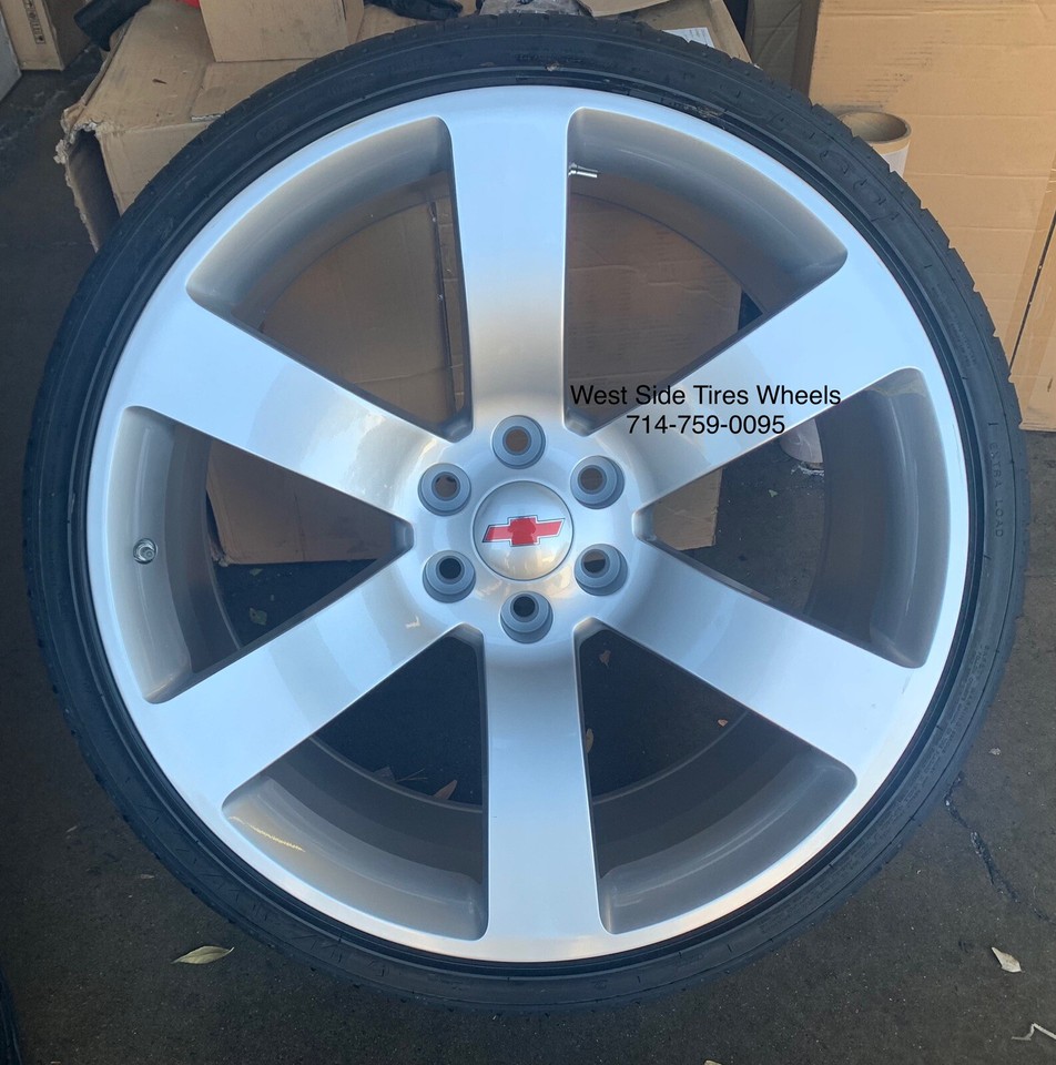 24” CHEVY Trailblazer TBSS 6X139 SILVER WHEELS with TIRES fits ...