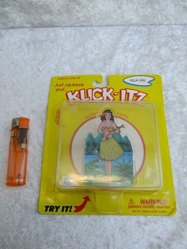 KLICK - ITZ - Blechspielzeug - Drückspiel - Rocket USA - Hula Mädchen ...