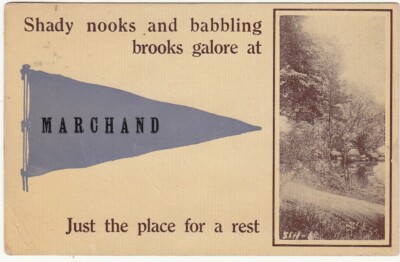 Marchand Ohio Shady Nooks Scenic Nature Pennant Post Card ~ PC1I | eBay