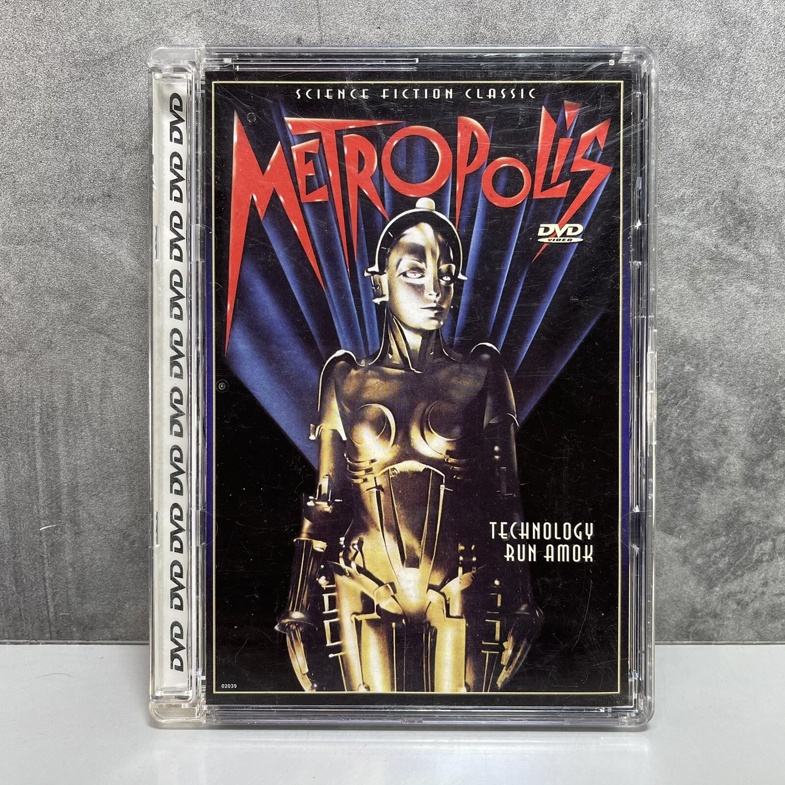 Metropolis (1927 B&W Silent) DVD 2002 Full Screen Jewel Case A Fritz ...