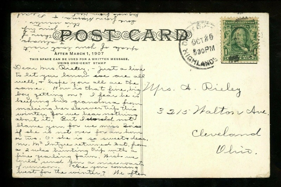 Theater Postcard Denver CO Tabor Grand Opera House Frank S. Thayer ...