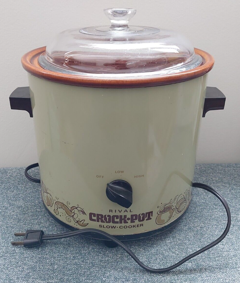 Vintage Rival model 3100/2 crock pot slow cooker | eBay