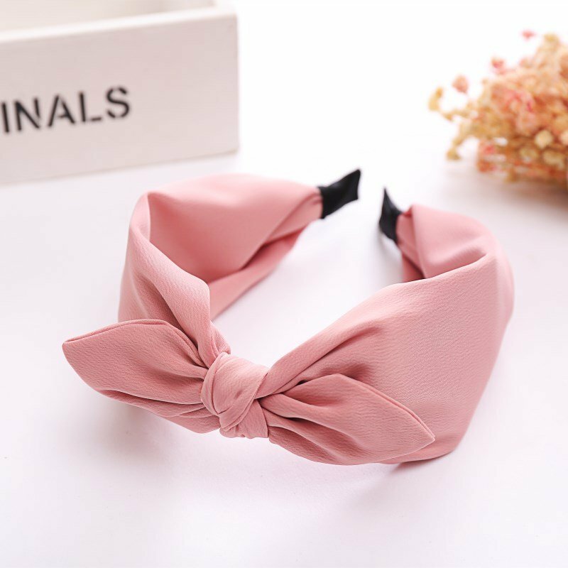 Womens Fabric Hair Band Bow Wide Headband Knot Alice Head Band Hair ...