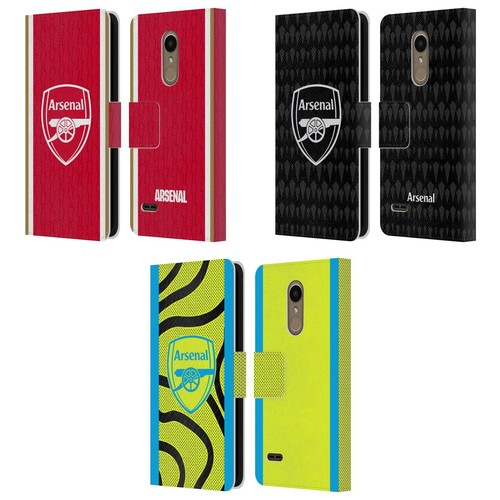 OFFICIAL ARSENAL FC 2023/24 CREST KIT LEATHER BOOK WALLET CASE FOR LG ...