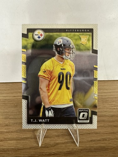 2017 Panini Donruss Optic #122 T. J. Watt RC Steelers Rookie - Wrinkle on back | eBay