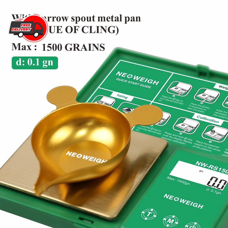 Reloading Scale Powder Scale For Reloading1500 Grains X 0.1Gn Digital ...
