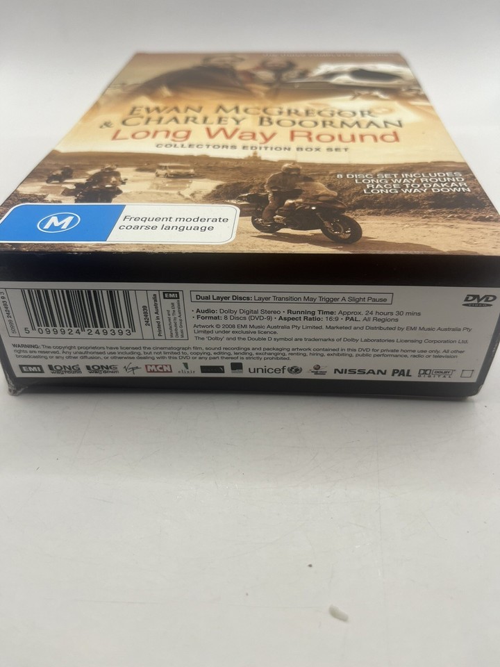 Ewan McGregor Charley Boorman LONG WAY AROUND TV Series DVD Collector's ...