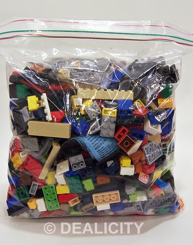 As-Found LEGO Bulk Lot 2 Pounds 6 Ounces Unsorted Grab Bag Mixed & Tiny ...