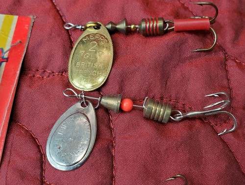 Vintage Mepps Syclops #3 Chartreuse New & 5 Spinner Fishing Lures Hooks ...