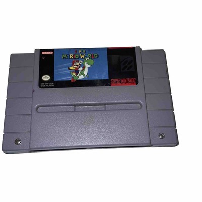 Super Mario World Super Nintendo SNES Video Game Cart 45496830014| eBay