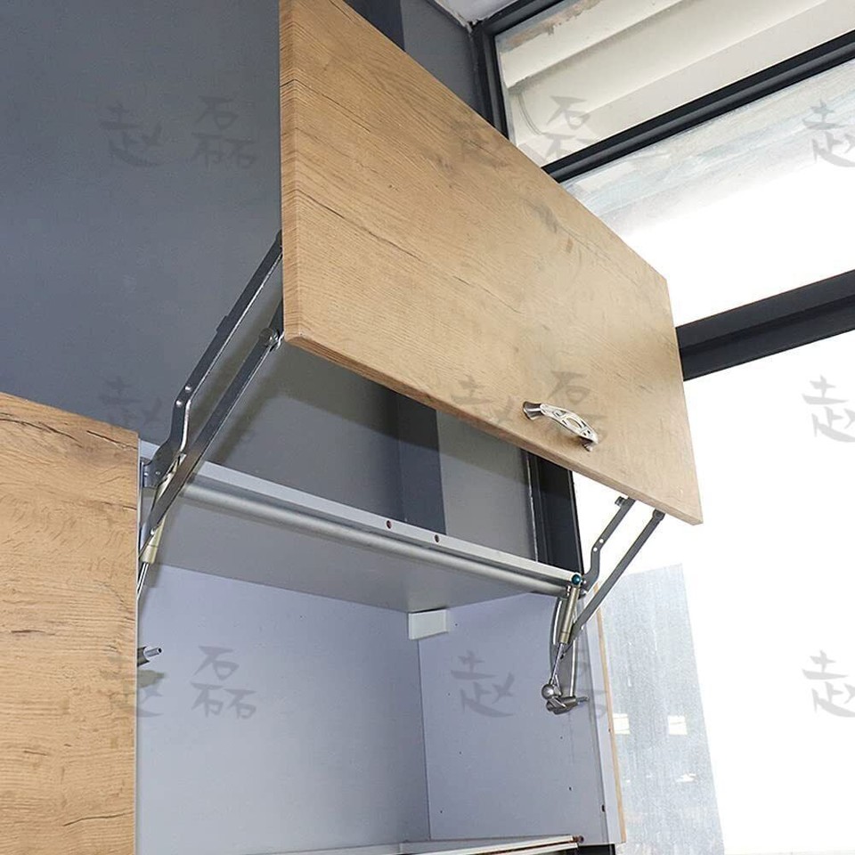 Cabinet Door Hinges Vertical Swing Lift Up Stay Pneumatic Arm Kitchen ...