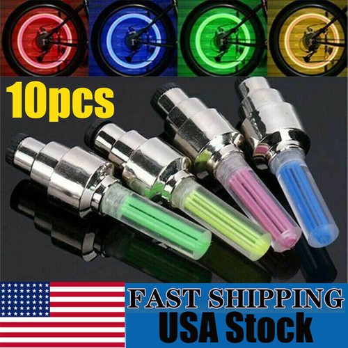 Valve Stem LED CAP for Bike Bicycle Car Motorcycle Wheel Tire Light ...