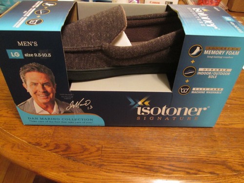 ISOTONER Signature Cooling Gel Memory Foam Indoors/ Outdoor Slippers ...