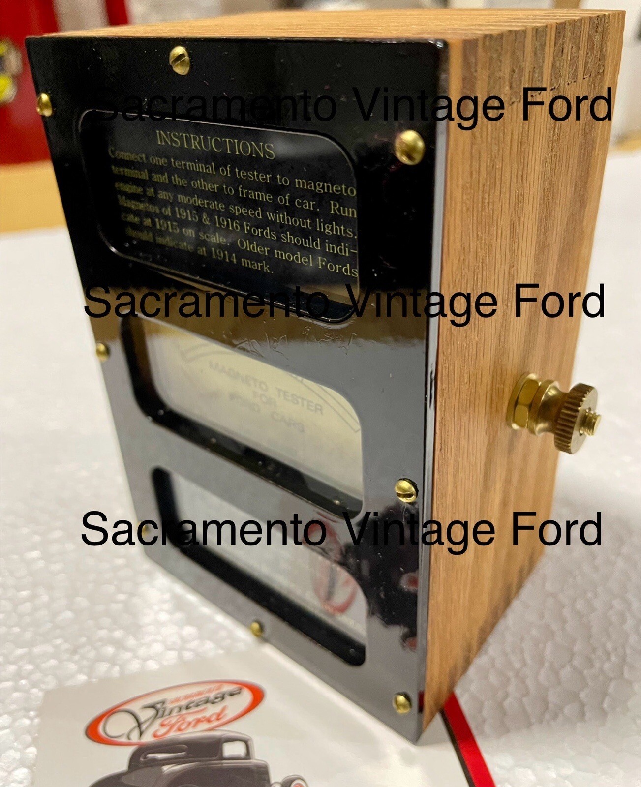 Beautiful Model T Ford Magneto Output Tester Reproduction St Louis ...