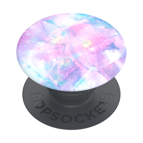 PopSockets PopGrip Phone Grip Expanding Stand Mount Holder - Basic Crystal Opal 842978183268 ...