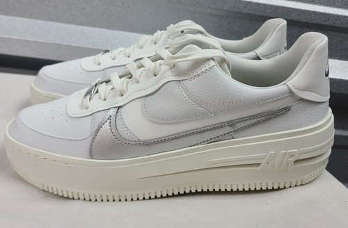 Nike Air Force 1 PLT.AF.ORM Summit White Silver DJ9946 101 Women's Size ...