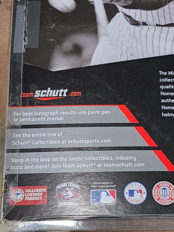PHILADELPHIA PHILLIES Mini Home Plate SCHUTT SPORTS AUTHENTIC Bryce ...