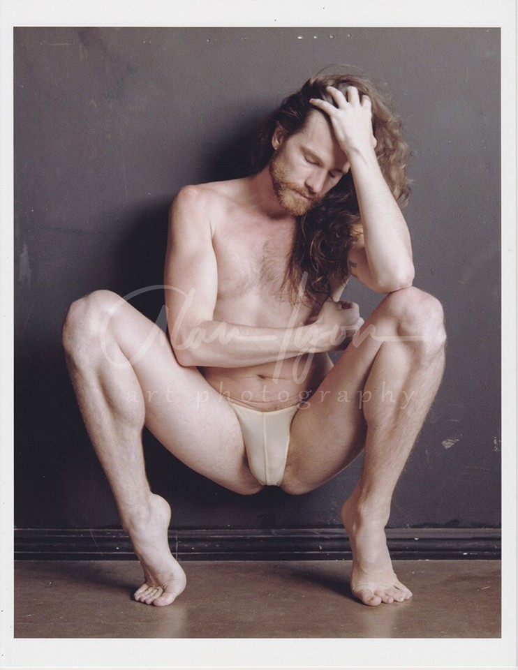 Alan Lyon Original Male Photo gay interest (12) Alec deep in thought | eBay