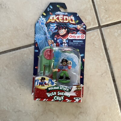 Legends of Akedo Holiday Attack Ugly Sweater Chux Mini Battling Action ...