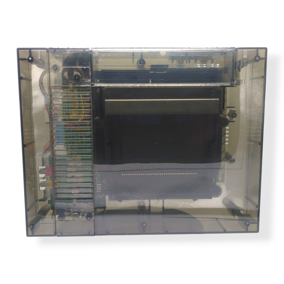 Nintendo NES Console with Lava RGB Mod, Blue LED, Clear Black, RGB and ...