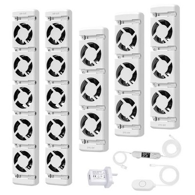 Energy Saving Radiator Fan Booster Set Fans Heat Output Saves ...