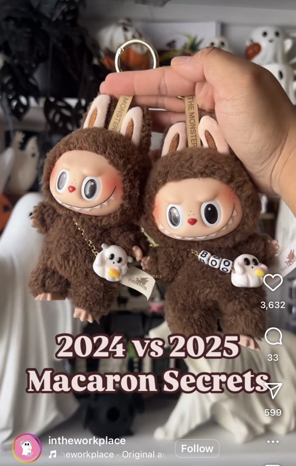 LABUBU THE MONSTERS - Exciting Macaron -Chestnut Cocoa (Secret) RARE ...