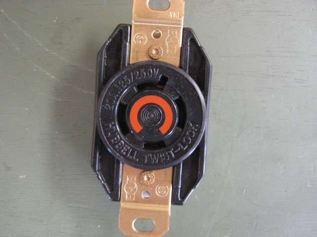 Hubbell HBL2410 Outlet 20A 125v/250Vac or DC, 3 pole, 4 wire | eBay