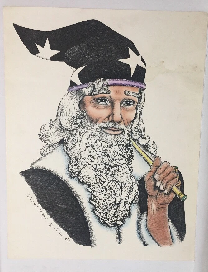 Dark Wizard Drawings