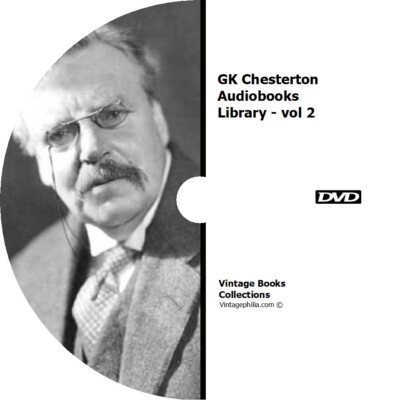 * GK CHESTERTON BOOKS COLLECTION * 34 AUDIOBOOKS ON MP3 DVDS * AUDIO G ...