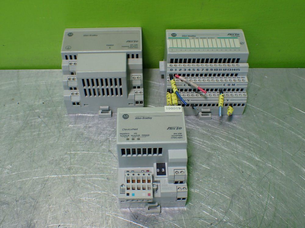 EUC-3PCS ALLEN-BRADLEY FLEX I/O LOT. 1794-ADN, 1794-PS3, 1794-OB16 | eBay