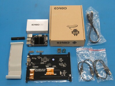 ( KIT ) HardKernel ODroid C2 Single Board Computer + CABLE + eMMC + VU7+ Display | eBay