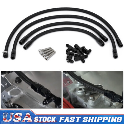 Complete Stainless Steel Coolant Crossover Steam Vent Kit for LS1 LS2 ...