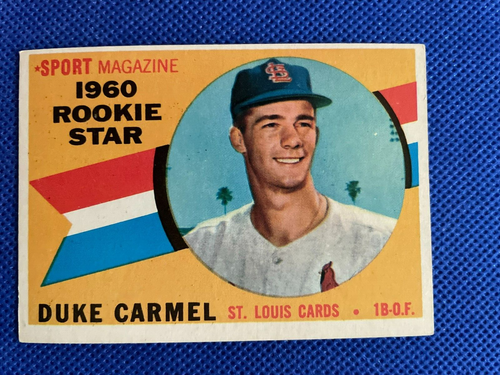1960 TOPPS ROOKIE STAR # 120 DUKE CARMEL | eBay