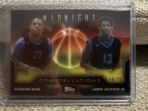 2023-24 Topps Midnight Basketball Desmond Bane and Jaren Jackson Jr /75 ...