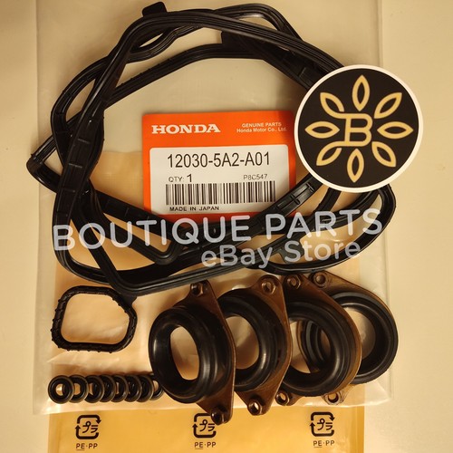 OEM Genuine for Honda Valve Cover Gasket FULL SEAL KIT Head 12030-5A2 ...