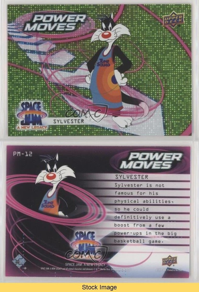2021 Space Jam A New Legacy Power Moves Green Neon Sylvester #PM-12 ...