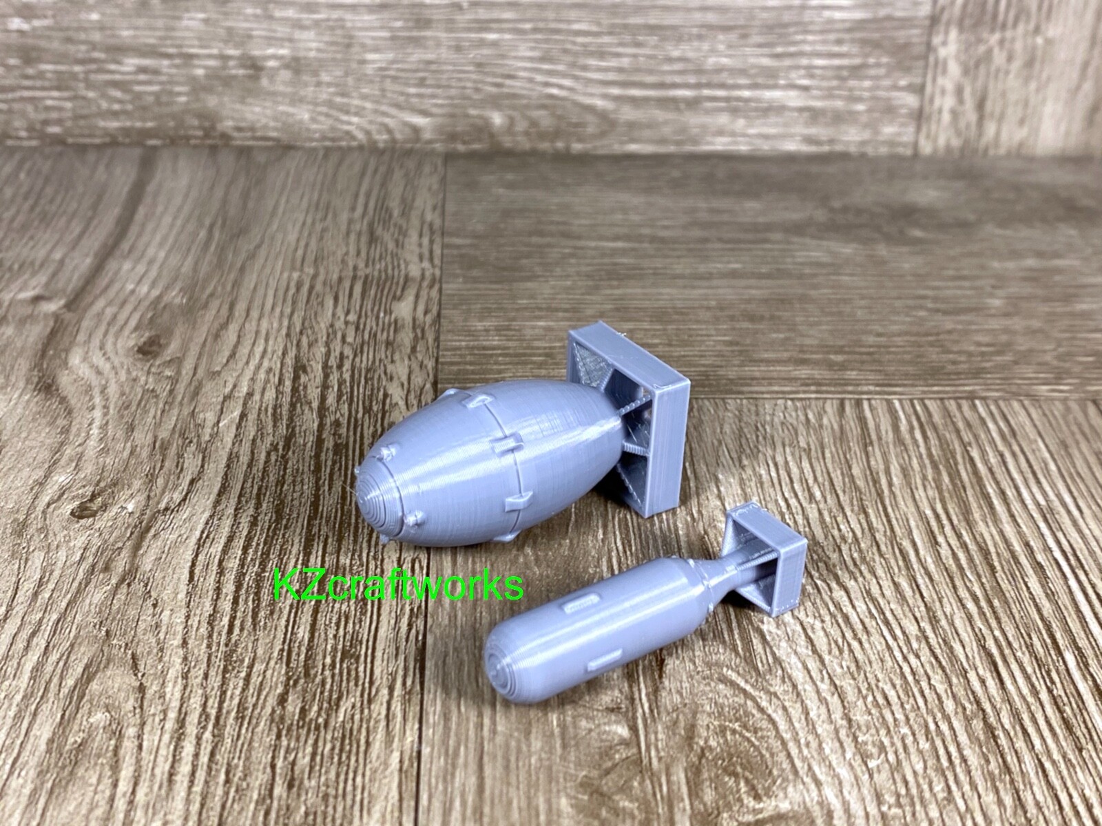 1/72 Fat Man & Little Boy Atom Bomb Models 3D Printed - WW2 US Military ...