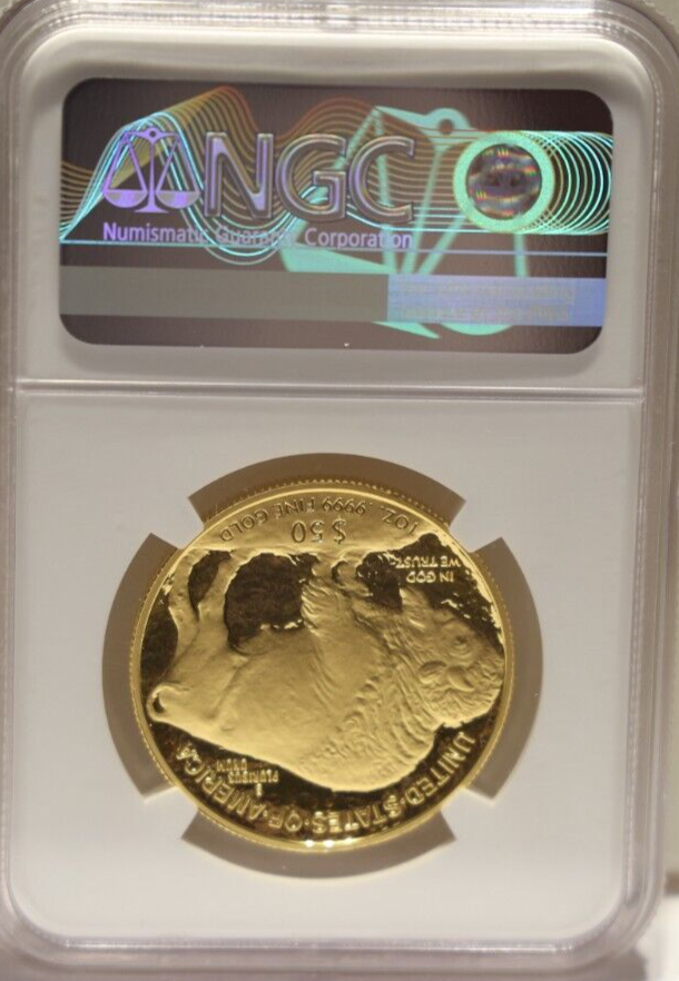 2022 W US Buffalo Gold $50 1 oz. NGC PF70 Ultra Cameo Moy Signed | eBay