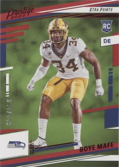 2022 Panini Prestige - Rookies Boye Mafe #387 Xtra Points Red /449 (RC ...