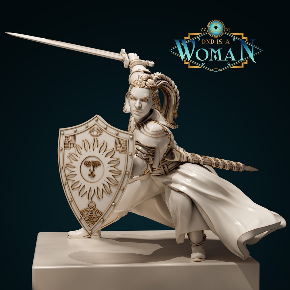 Aasimar Oathbreaker Paladin - Selene | DnD is a Woman | Dungeons ...