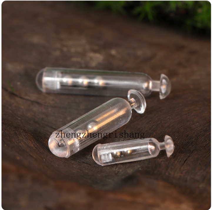 50pcs Worm Jig Fishing Lure Rattles Insert Tube Rattles Shake Attract ...