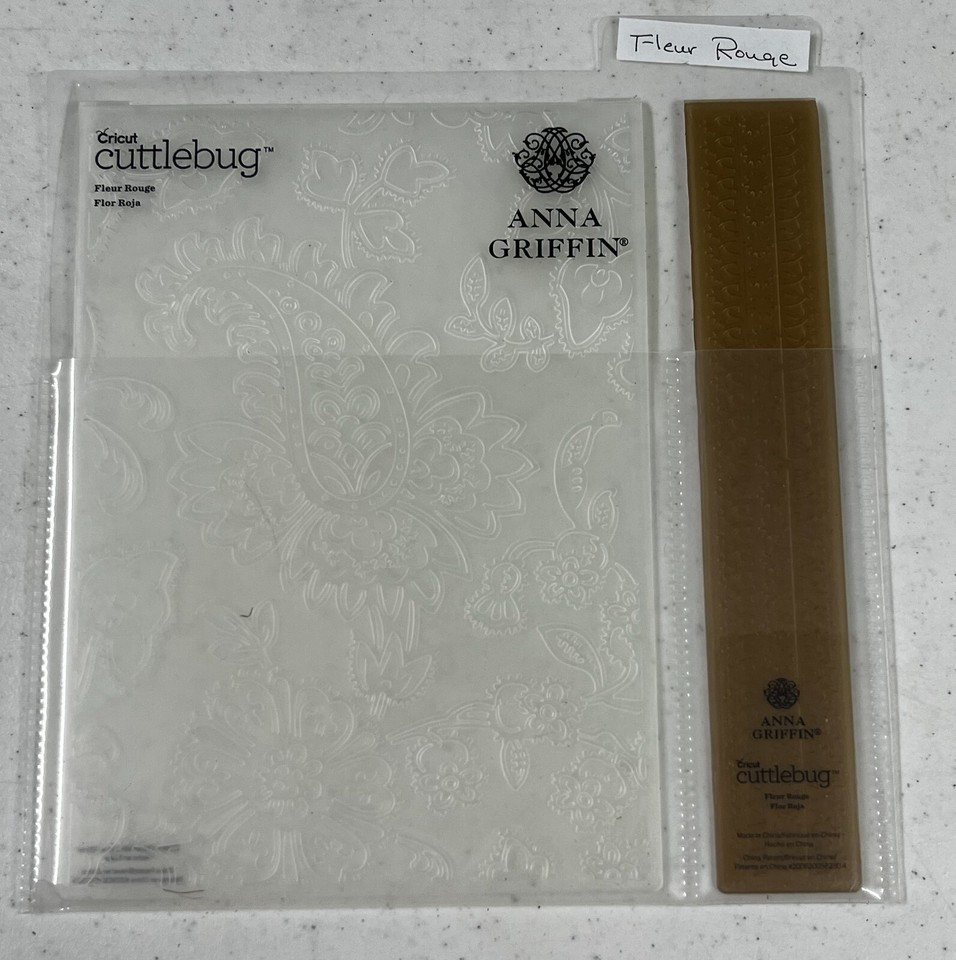 Anna Griffin Cricut Vtg Embossing Folders And Borders Choose The One(s ...