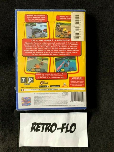 Action Man ATOM Alpha Teens On Machines - Playstation PS2 Game NEW In ...