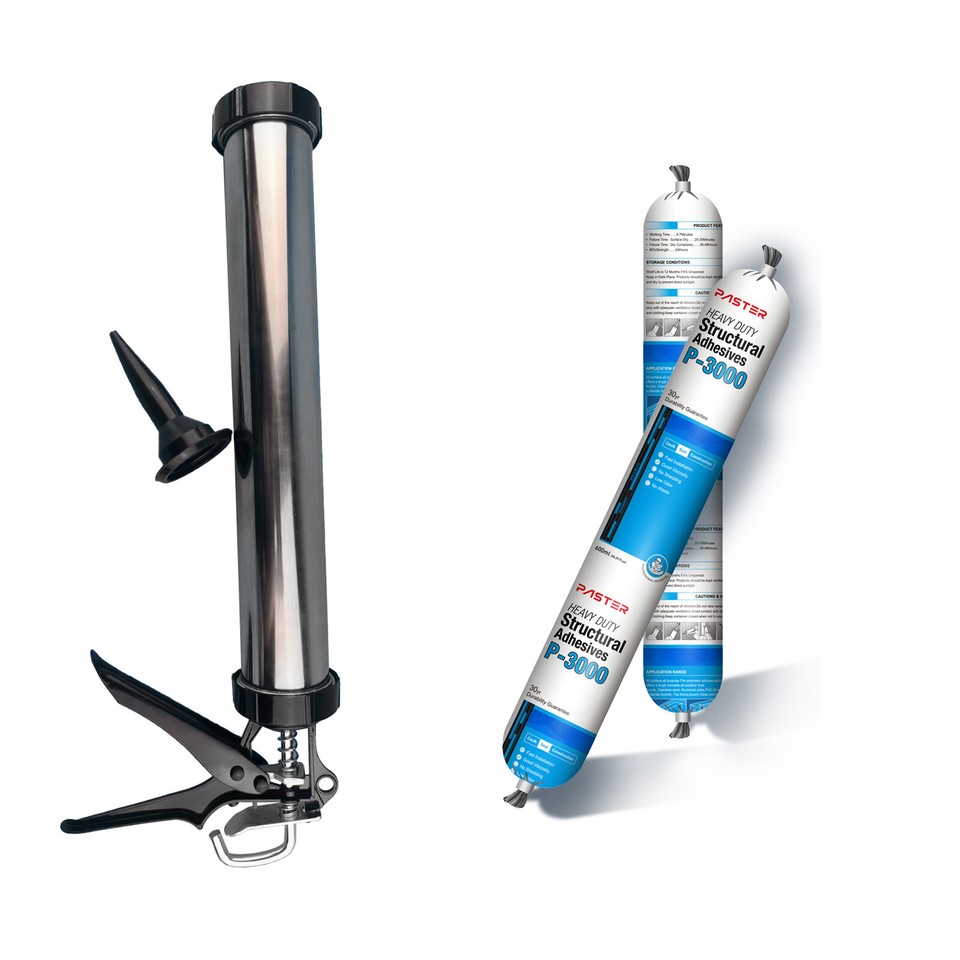 Manual Sausage Caulking Gun Structural adhesive Gun 20 oz, 18:1 Thrust ...