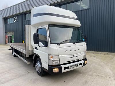 2020/20 MITSUBISHI CANTER FUSO 7.5T FLATBED WITH SLEEPER POD AND TUCK ...