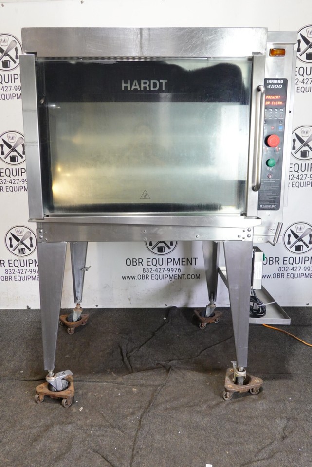 HARDT NATURAL GAS COMMERCIAL ROTISSERIE MODEL INFERNO 4500 (CAPACITY 40 ...