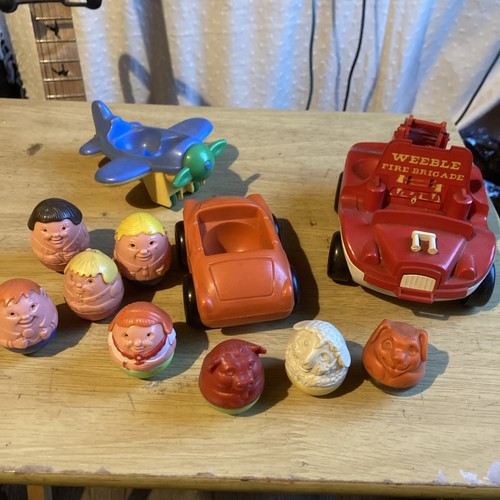VINTAGE 1970'S AIRFIX WEEBLES FIGURES + Plane Car & Fire Engine | eBay